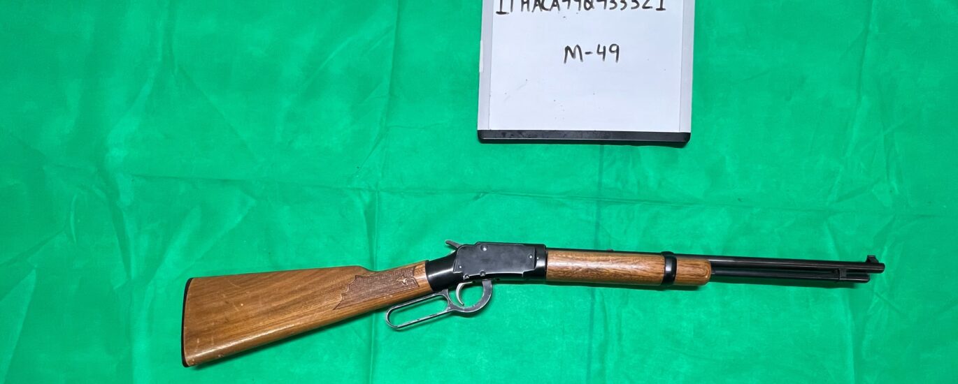 Ithaca M-49 Single Shot Lever action 22lr – $340 – Spooner Firearm Co.