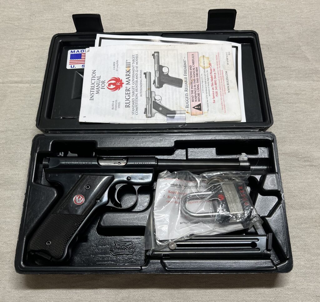 Ruger MKIII .22LR – $550.00 – Spooner Firearm Co.